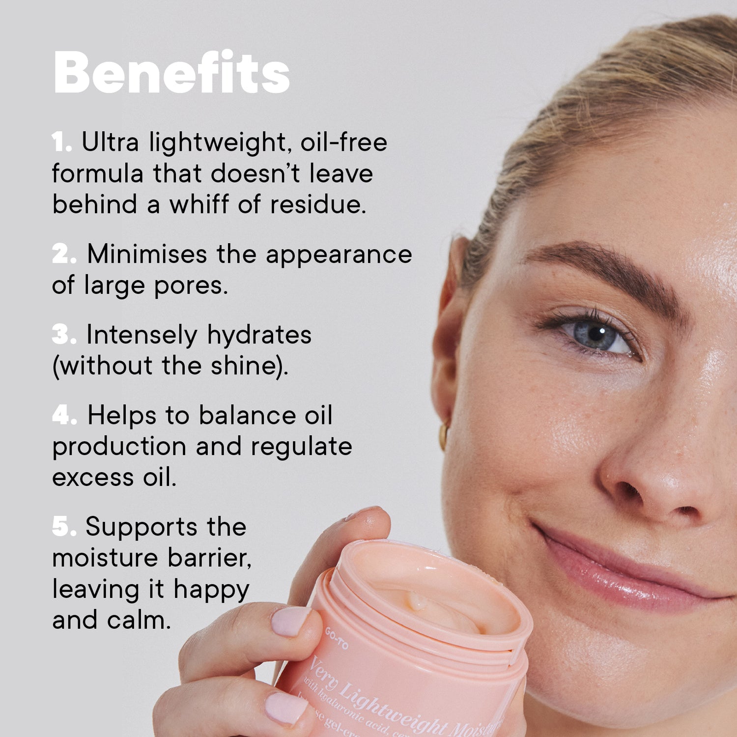 Very Lightweight Moisturiser | Hydrating Gel Cream | Go-To Skin Care