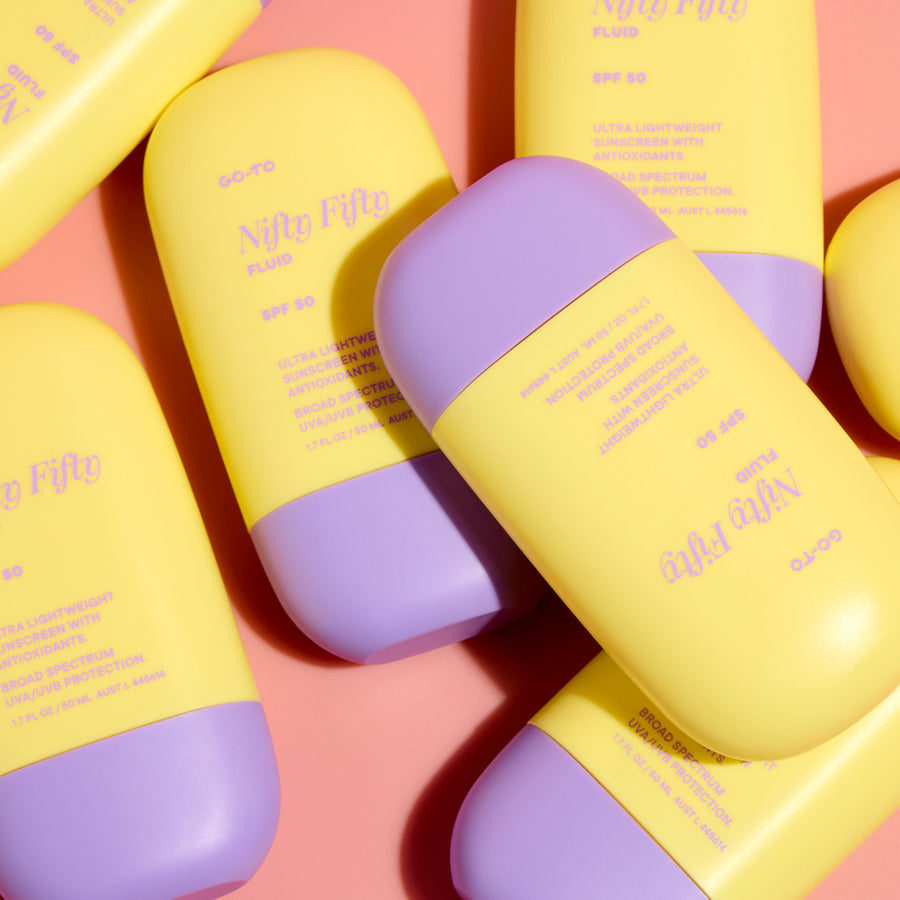 Nifty Fifty Fluid | Ultra Lightweight Sunscreen | Go-To Skincare