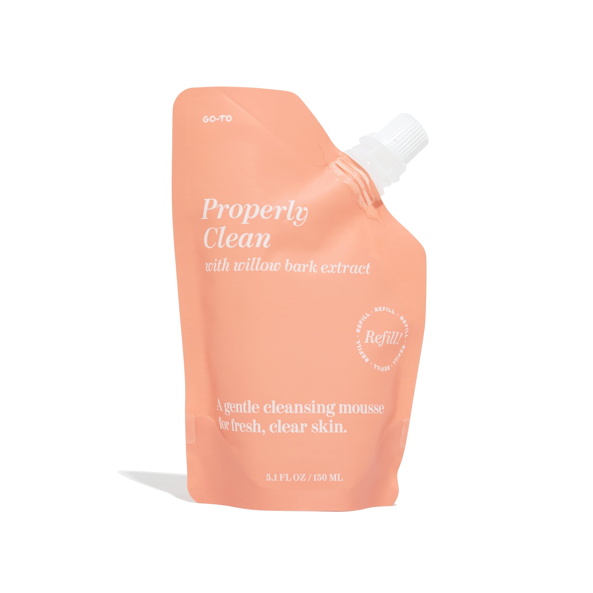 Properly Clean Refill | Cleanser Product Pouch | Go-To Skincare