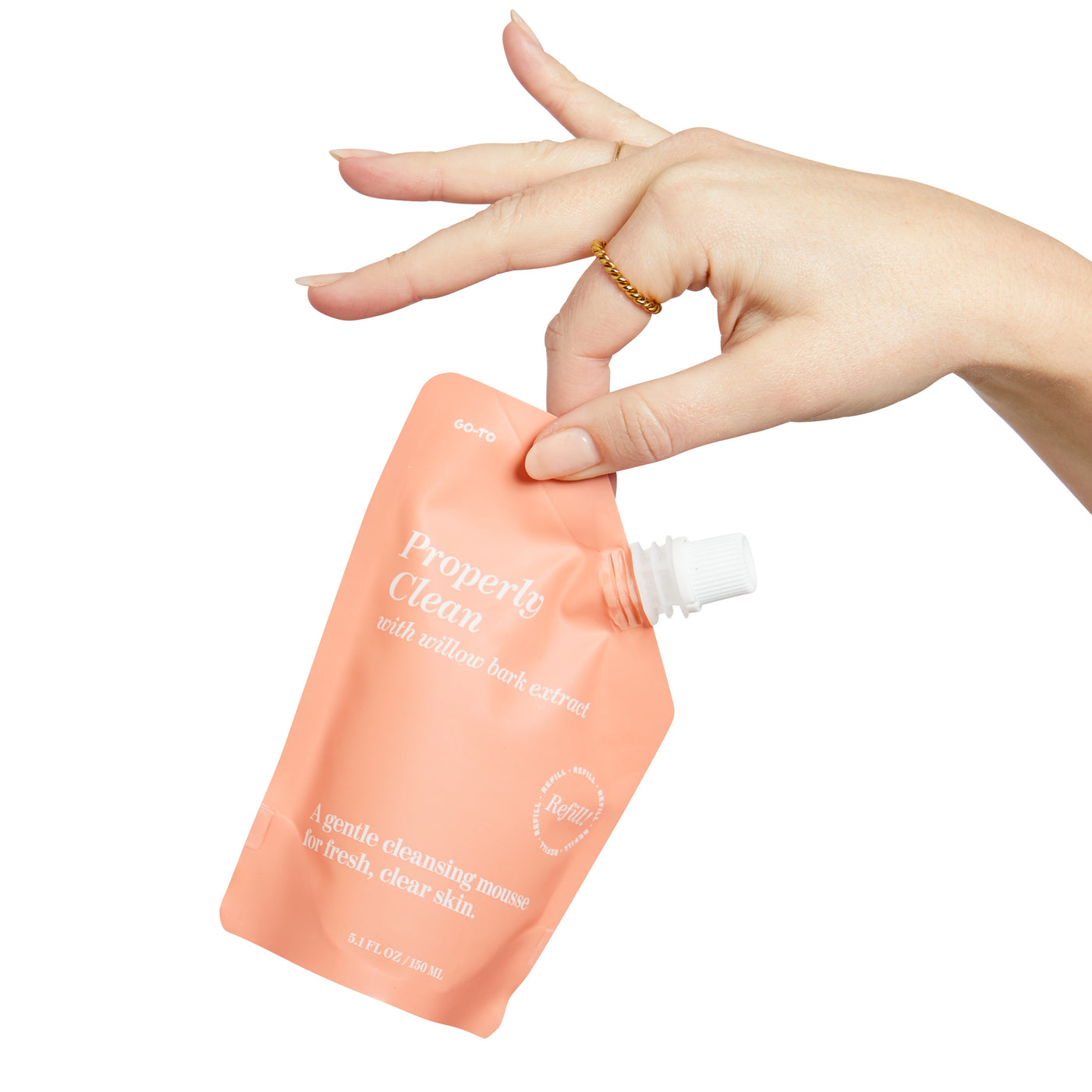 Properly Clean Refill | Cleanser Product Pouch | Go-To Skincare