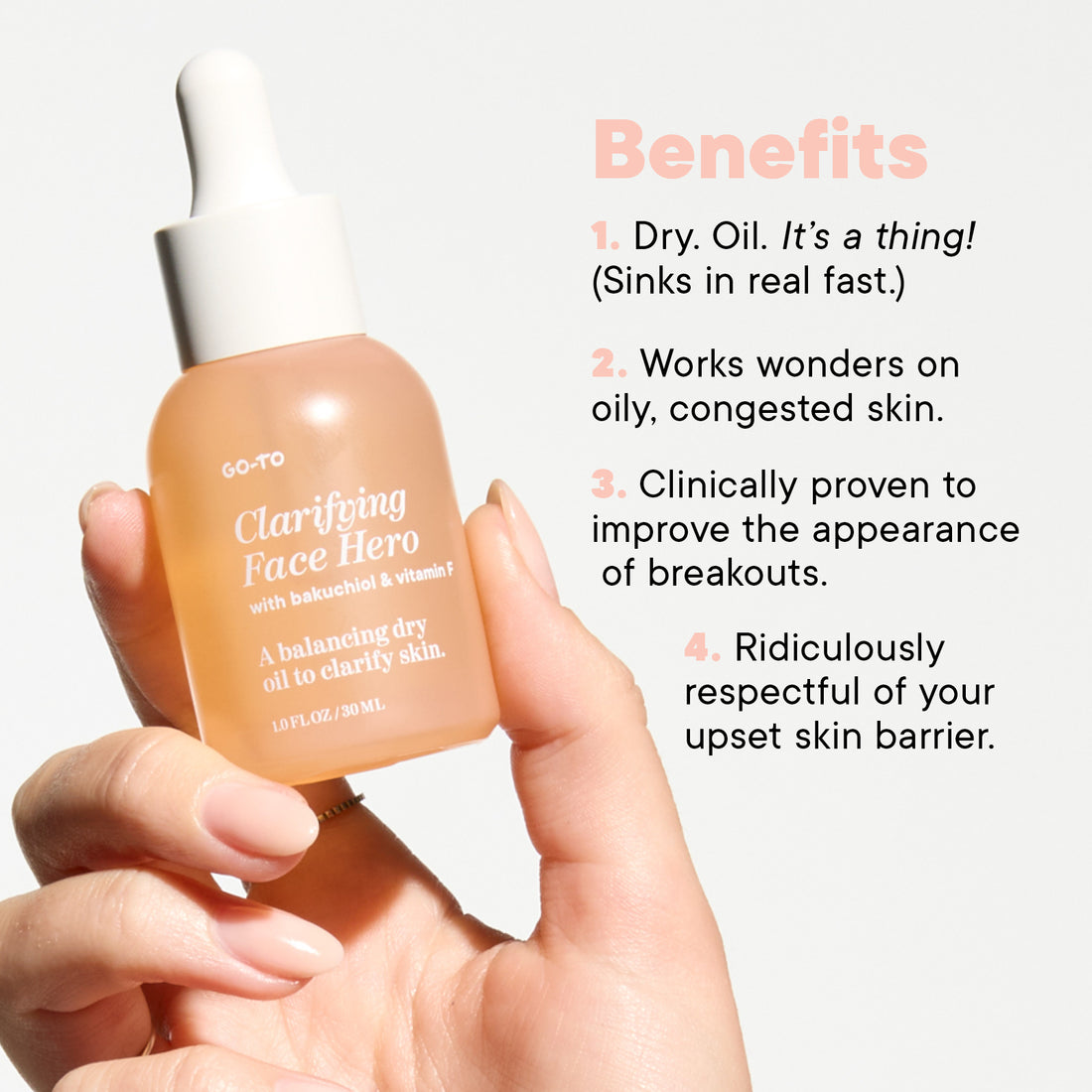 Clarifying Face Hero | Balancing Dry Oil | Go-To Skin Care